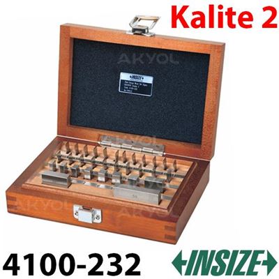 İnsize 4100 232 Johnson Mastar Seti (Kalite 2)