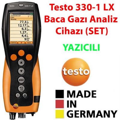 Testo 330 1 LX Baca Gazı Analiz Cihazı YAZICILI SET