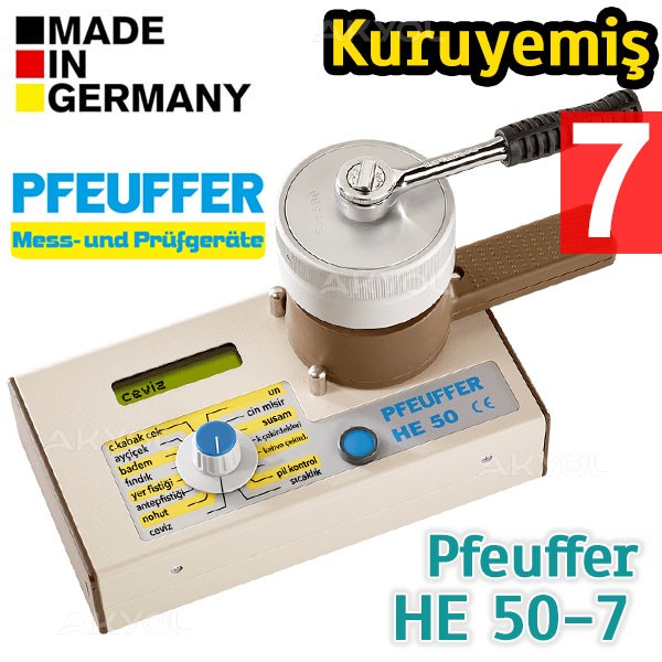 Pfeuffer HE 50-7 Kırmalı Kuruyemiş Nem Ölçer